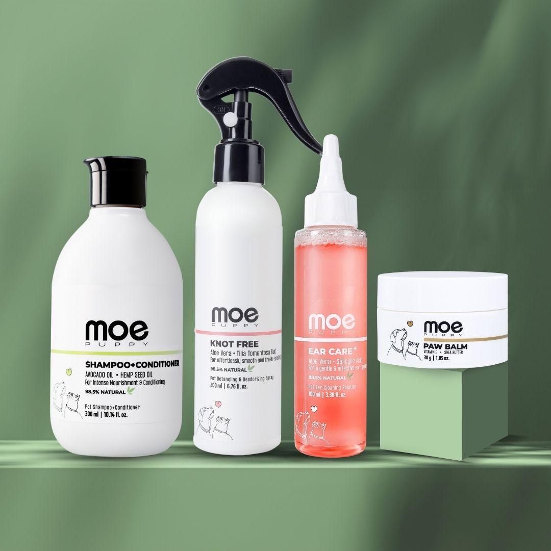 Natural Organic Fur Essential Kit For Pets – Moe Puppy