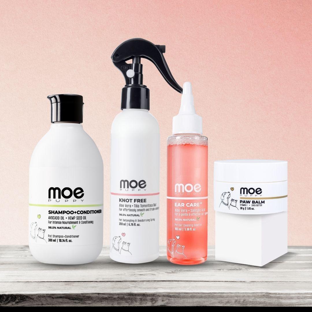 Natural Organic Fur Essential Kit For Pets – Moe Puppy