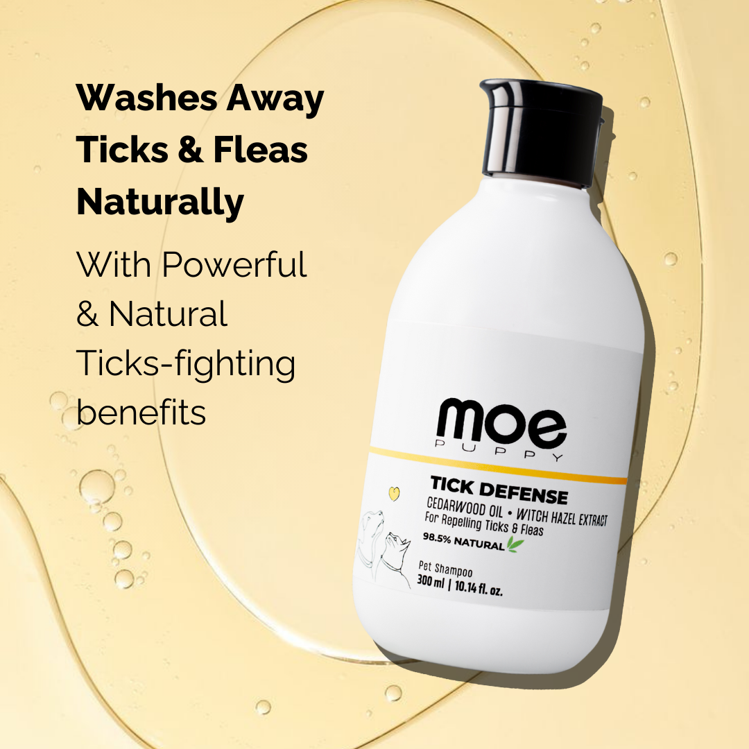 Tick Defense - Tick Free Shampoo for Dogs and Cats – Moe Puppy